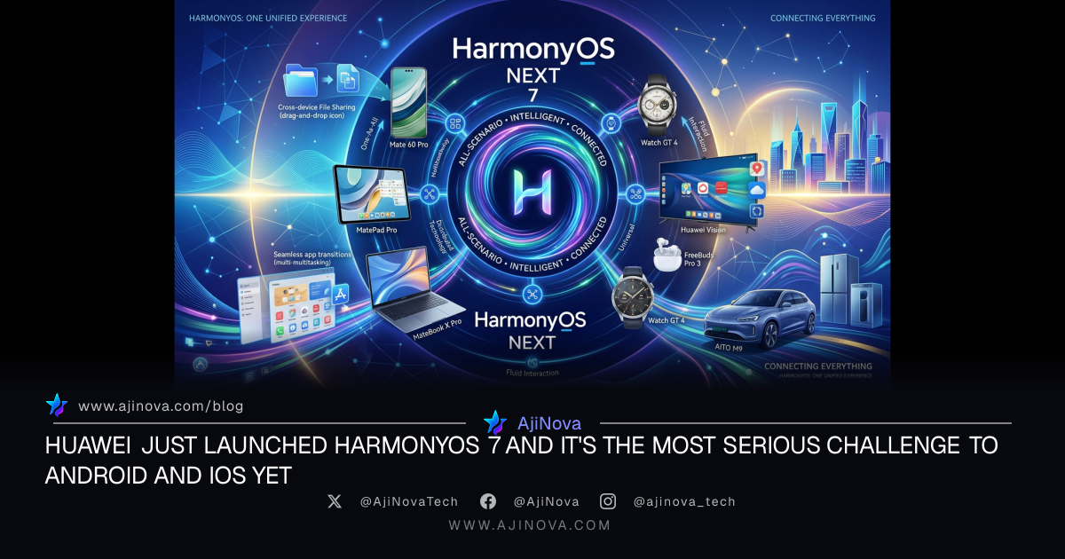 Huawei Just Launched HarmonyOS 7 and It's the Most Serious Challenge to ...